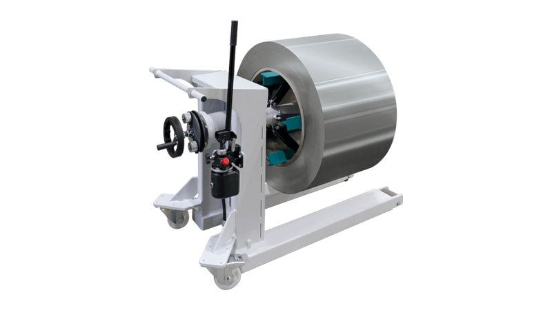 DPF - Åben side decoiler med hydraulisk løftesystem - coil bredde 1000