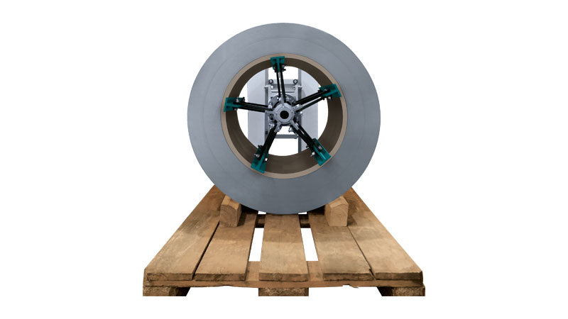 DPF - Åben side decoiler med hydraulisk løftesystem - coil bredde 1000