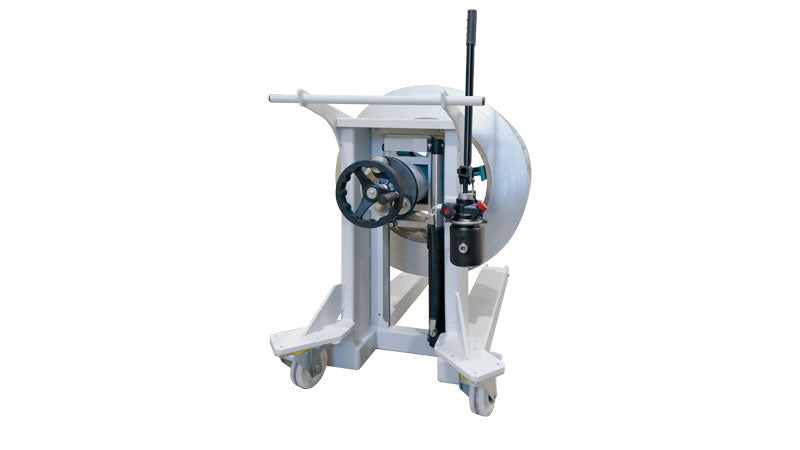 DPF - Åben side decoiler med hydraulisk løftesystem - coil bredde 1000