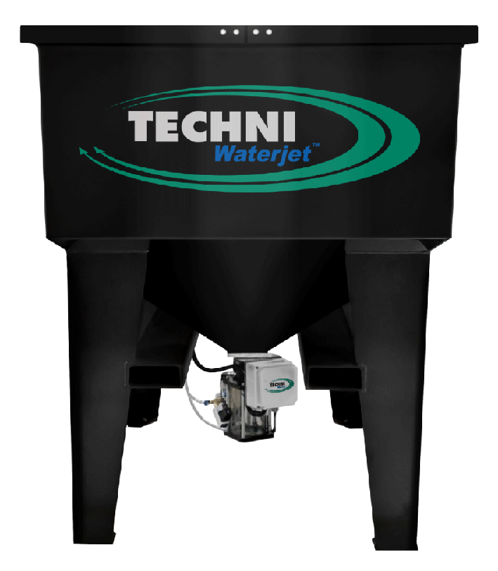 Techni Waterjet - Slibepumpe med Hopper system, 2000 kg